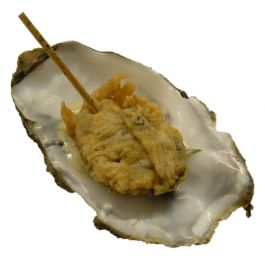 Fresh Oyster Tempura served with a sweet chilli dip