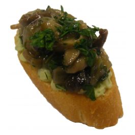(V) Persillade of Wild Mushroom on Crostini